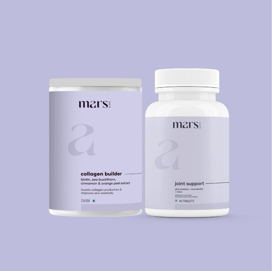 Try Mars By GHC Joint Support + Collagen Powder Combo Pack
